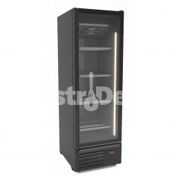 Vrieskast glasdeur zwart 500L | Gastrodeals